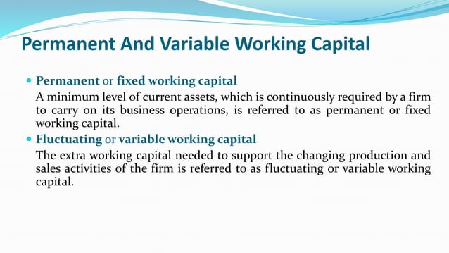 Working capital management ppt | PPTX