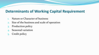 Working capital management ppt | PPTX