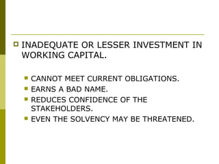 Working capital mgmt | PPT