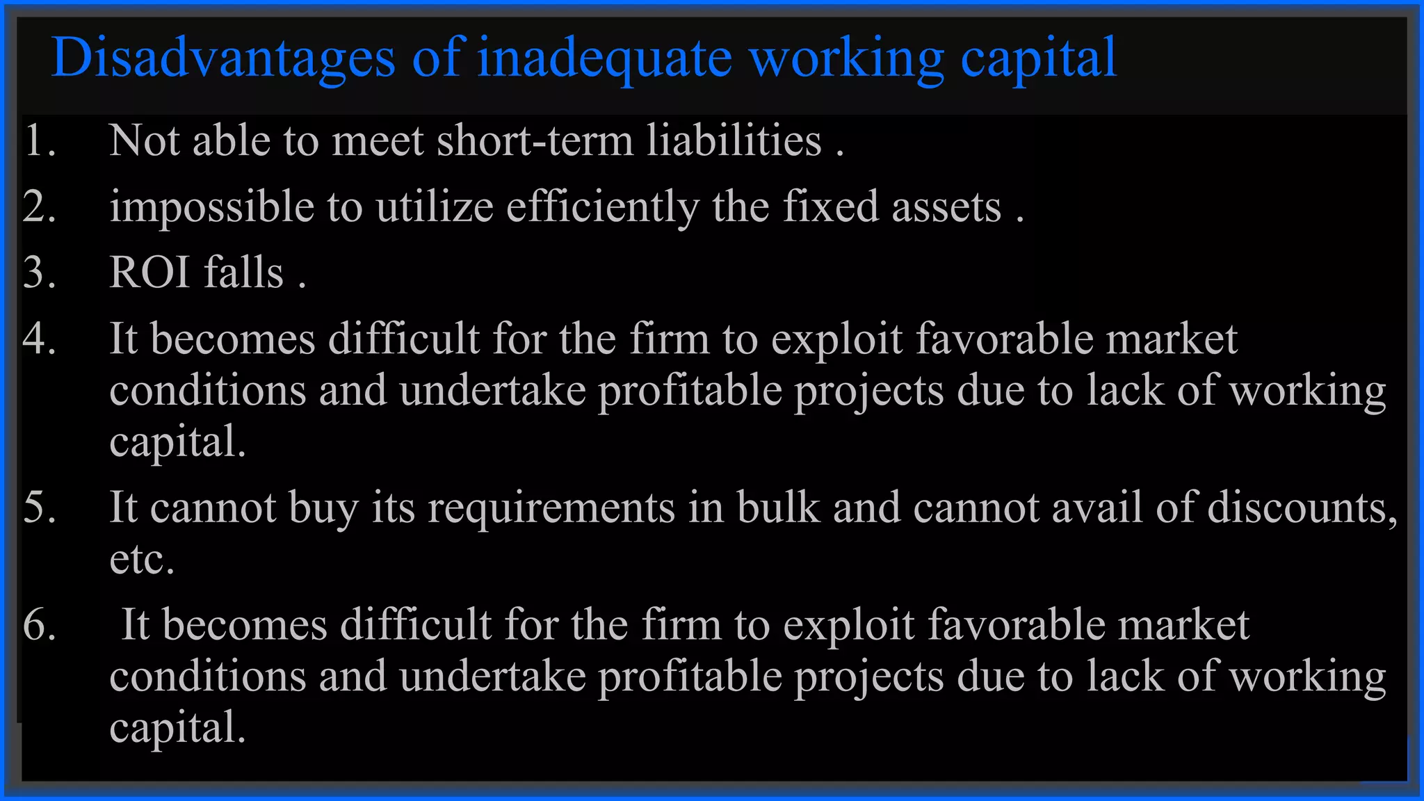 Working capital | PPTX