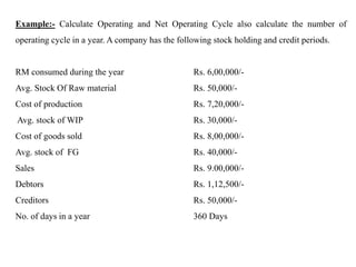 Working capital Management Part-1 | PPT