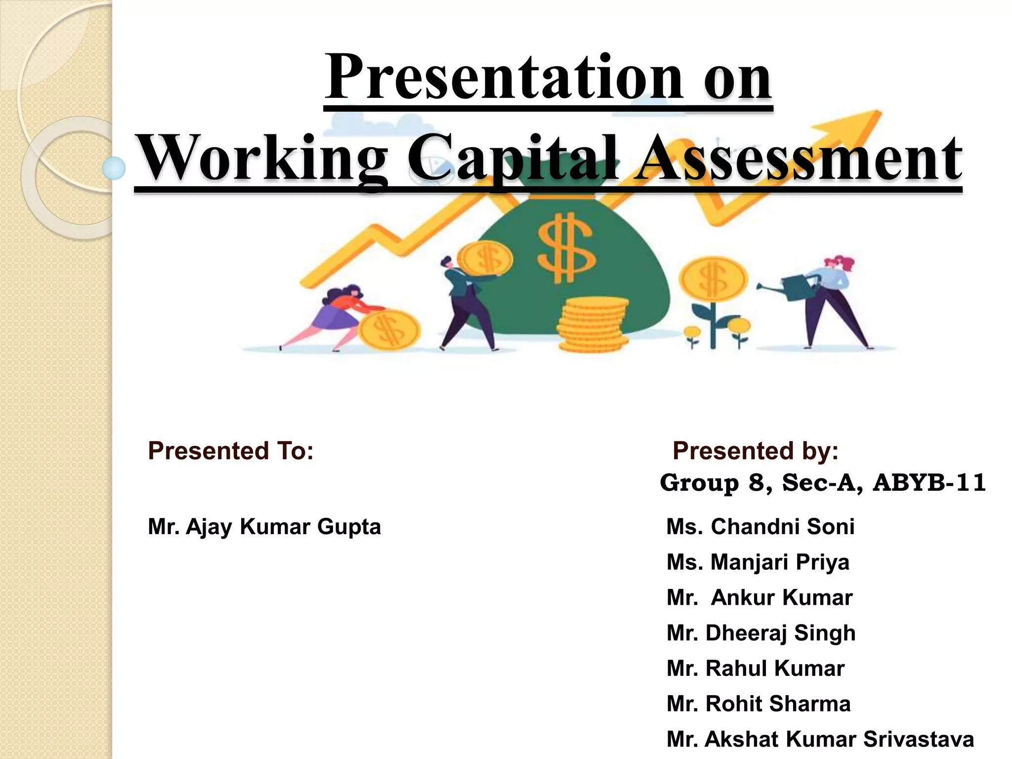 Working capital ppt | PPTX