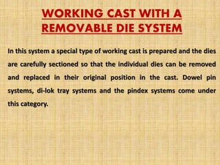 working casts and dies.ppt