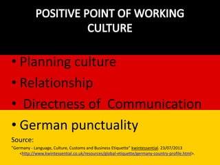 Working culture of germany | PPT