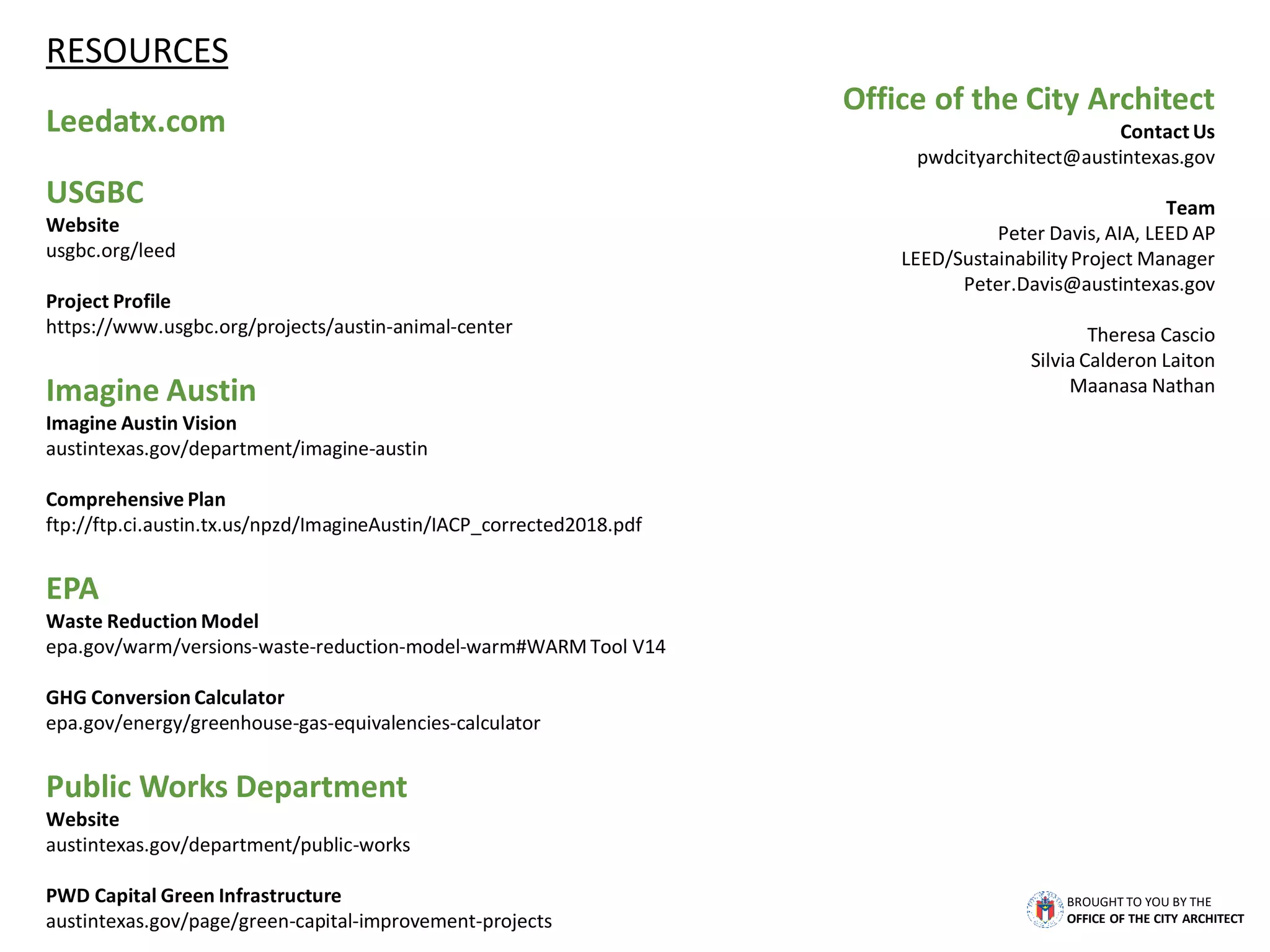 Water Treatment Plant 4 Administration Building - LEED Profile | PPT