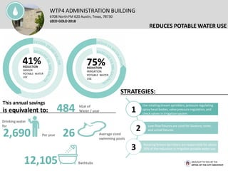 Water Treatment Plant 4 Administration Building - LEED Profile | PPT