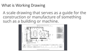 Working Drawing.pptx for interior design | PPTX