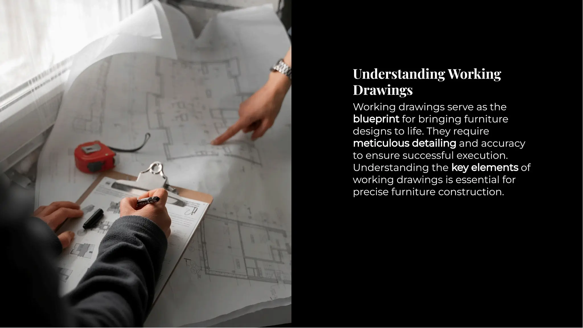 WORKING DRAWING - FURNITURE DESIGN STUDIO | PDF