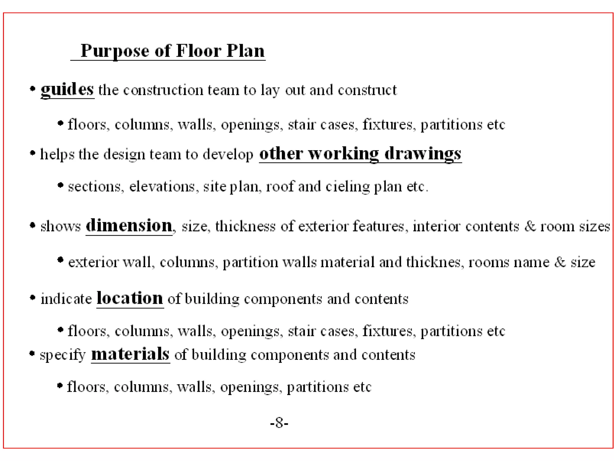 Working drawings | PPT