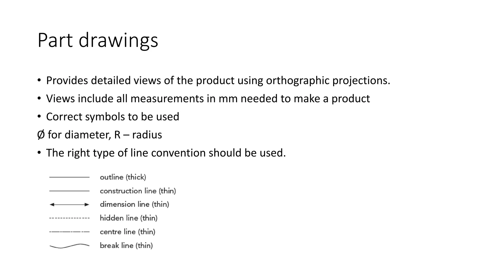 Working drawings & Materials list | PPTX