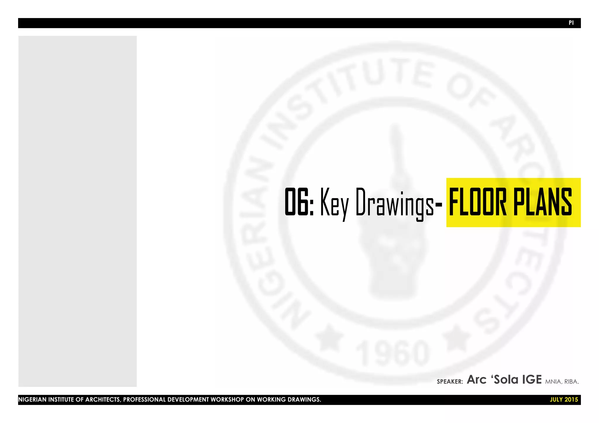 Working Drawings Checklists | PDF
