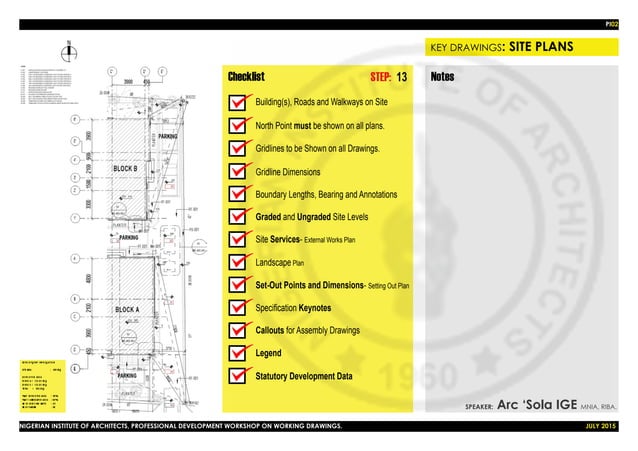 Working Drawings Checklists | PDF | Drawing and Sketching | Arts and Crafts