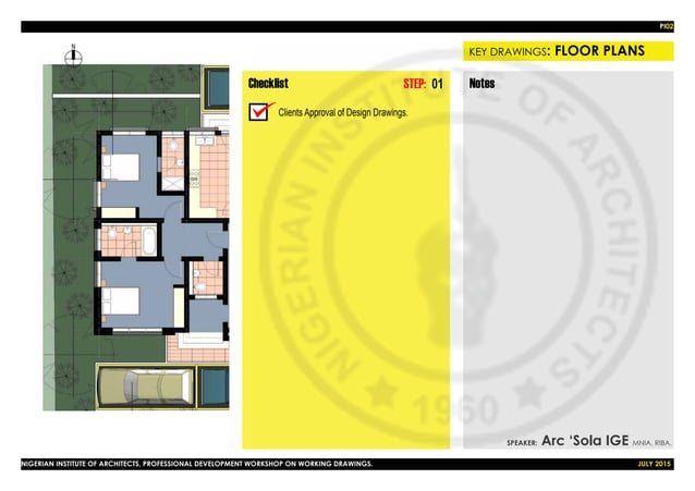 Working Drawings Checklists | PDF | Drawing and Sketching | Arts and Crafts
