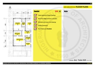 Working Drawings Checklists | PDF