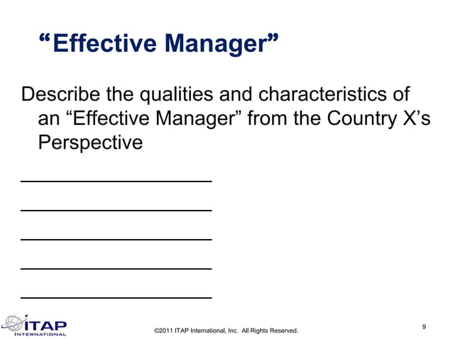 Working effectively Across Cultures Worksheets | PPT