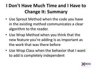 Working effectively with legacy code | PPTX