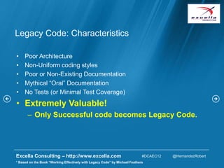 Working Effectively With Legacy Code | PPT