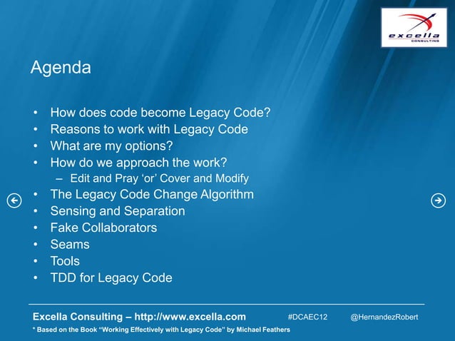 Working Effectively With Legacy Code | PPT