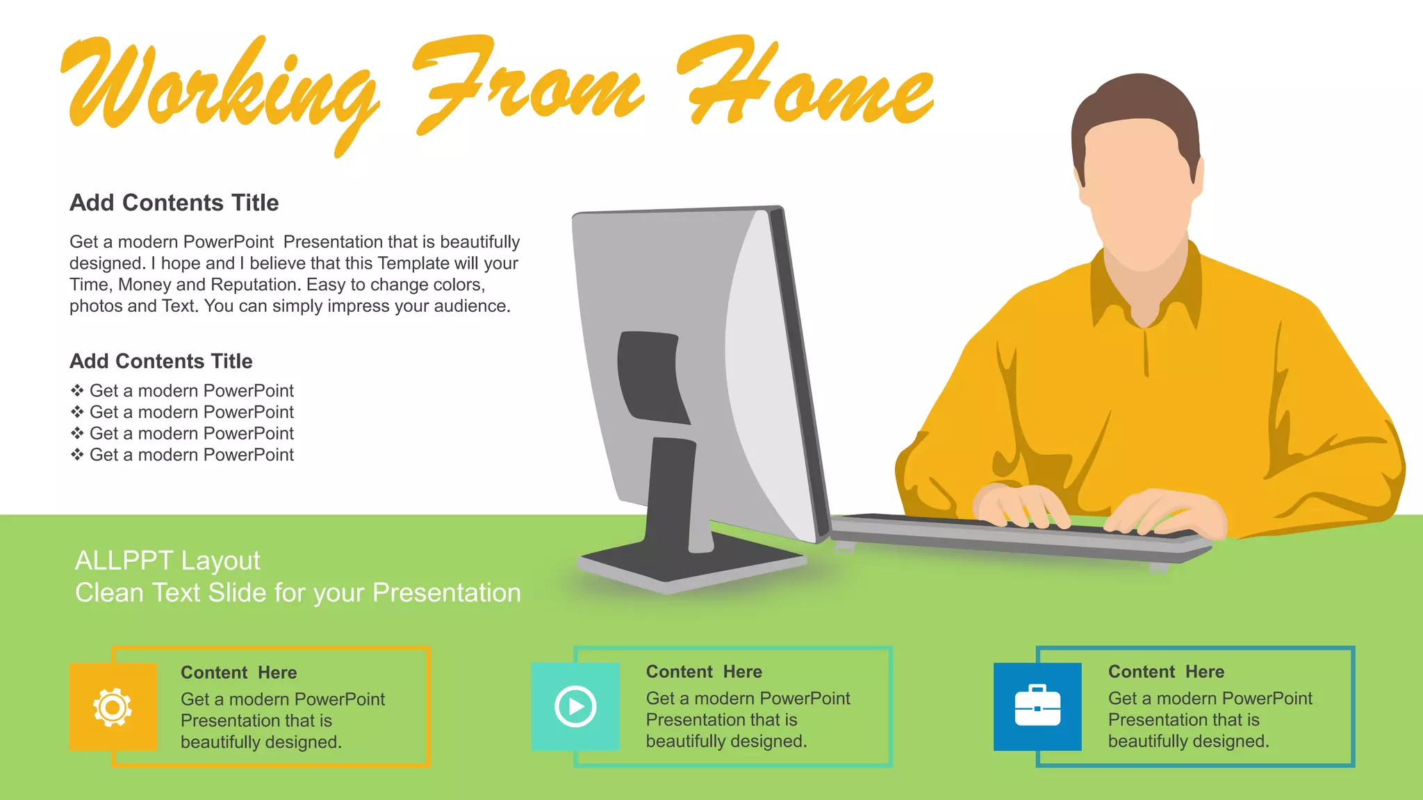 Working From Home PowerPoint Templates.pptx | Desktop Publishing ...