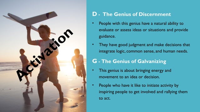 Working Genius.Six Types of Working Genius | PPTX