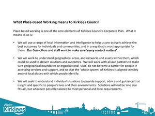 Place-based working in Kirklees | PPT