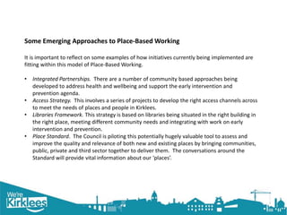 Place-based working in Kirklees | PPT