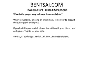 #Working hard -expand #email chain | PPT