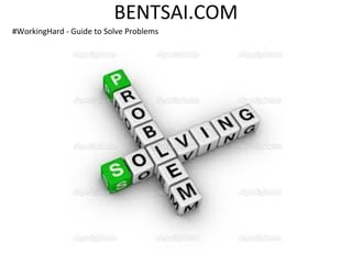 #Working hard - guide to solve problems | PPT