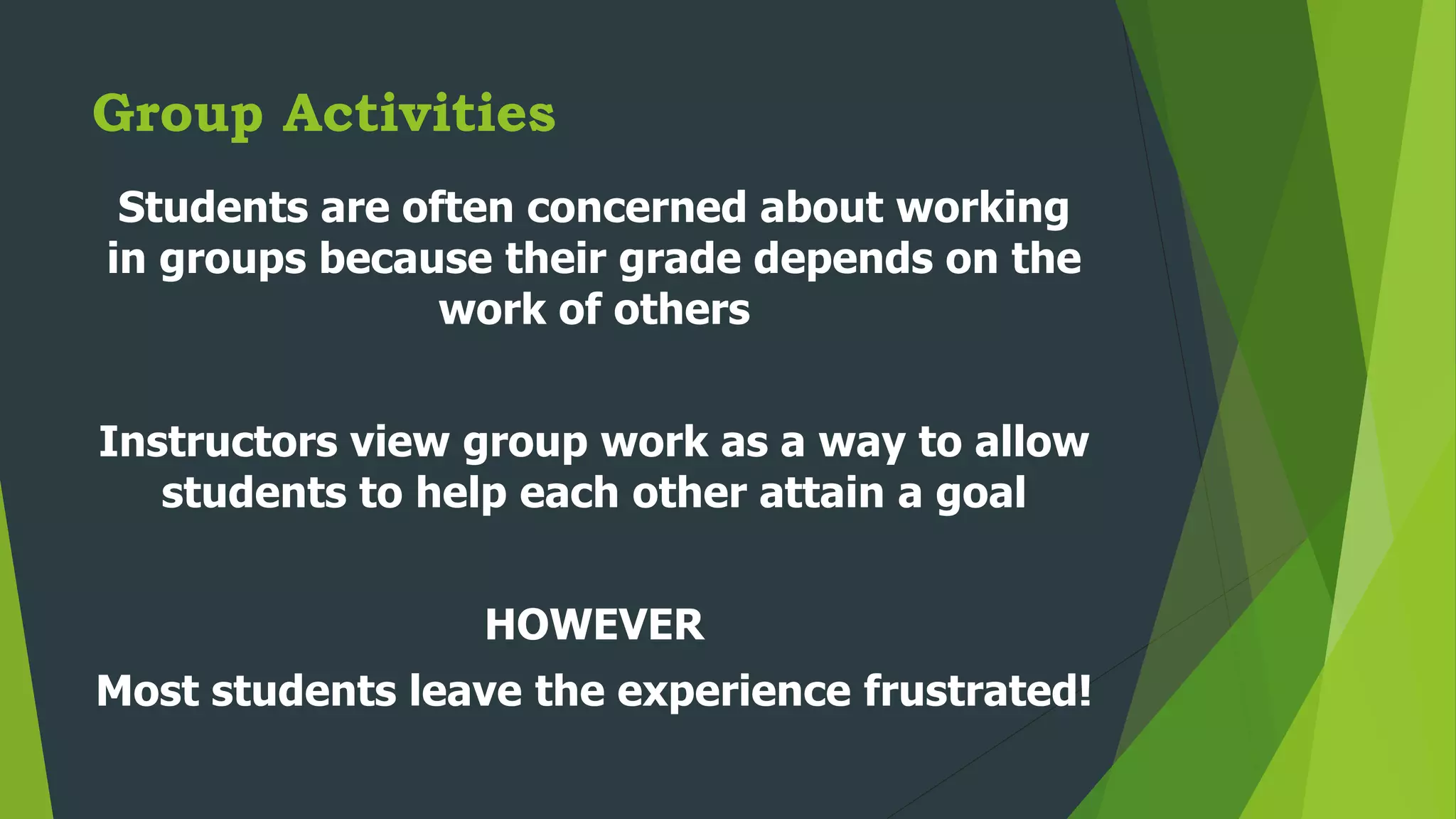 Working in Groups | PPTX