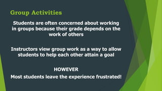 Working in Groups | PPTX