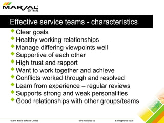 Working in service team | PDF