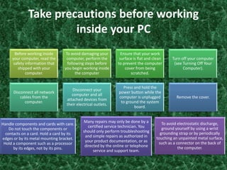 Working inside your pc | PPT