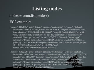 Working in the multi-cloud with libcloud | PPT