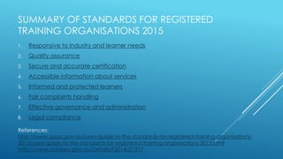 Working in vocational education and training | PPTX