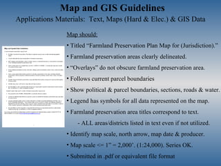 Working Lands Mapping and GIS Guidelines | PPT