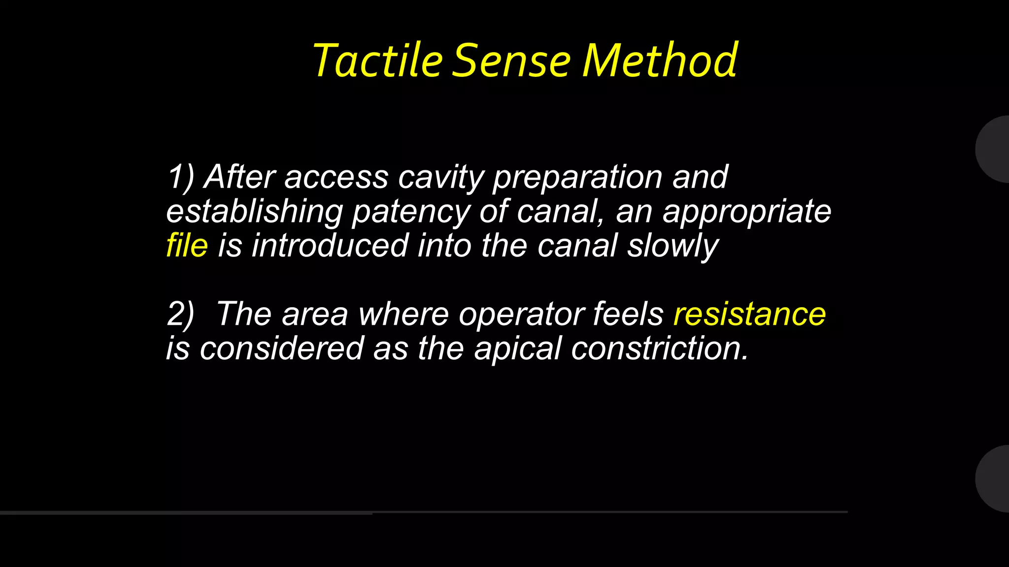 Working length Determination | PPTX