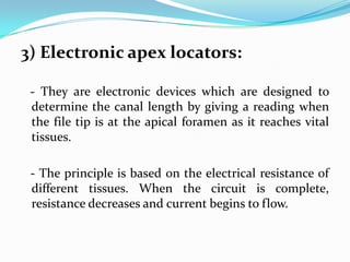 Working length determination | PPTX