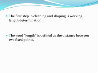 Working length determination | PPTX