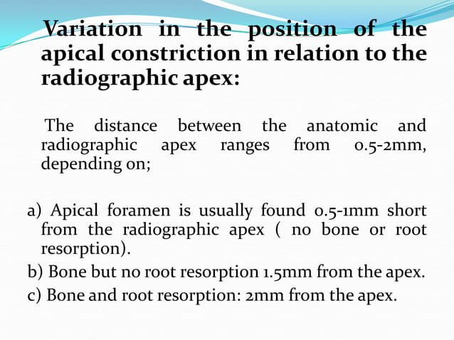 Working Length Determination Pptx