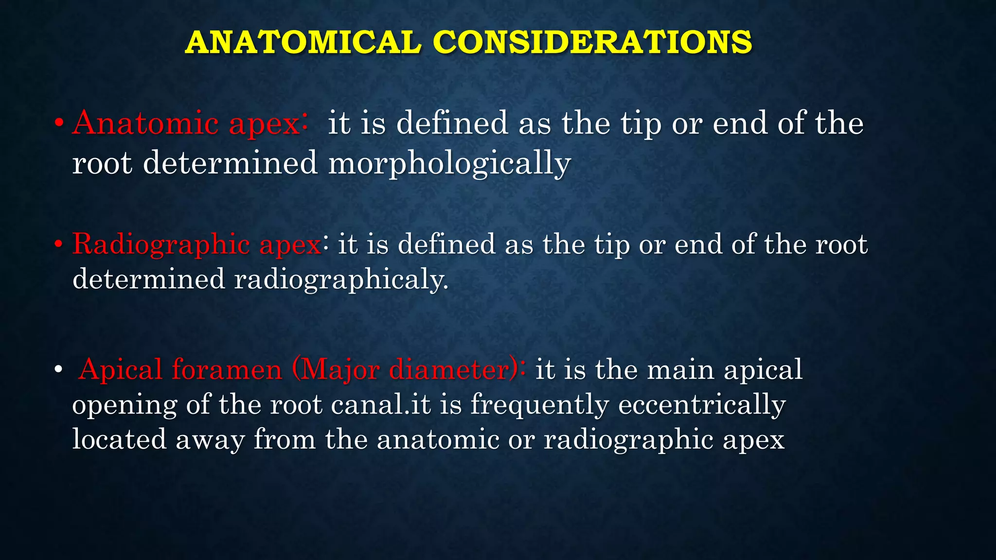 Working length determination IN ENDODONTICS | PPTX