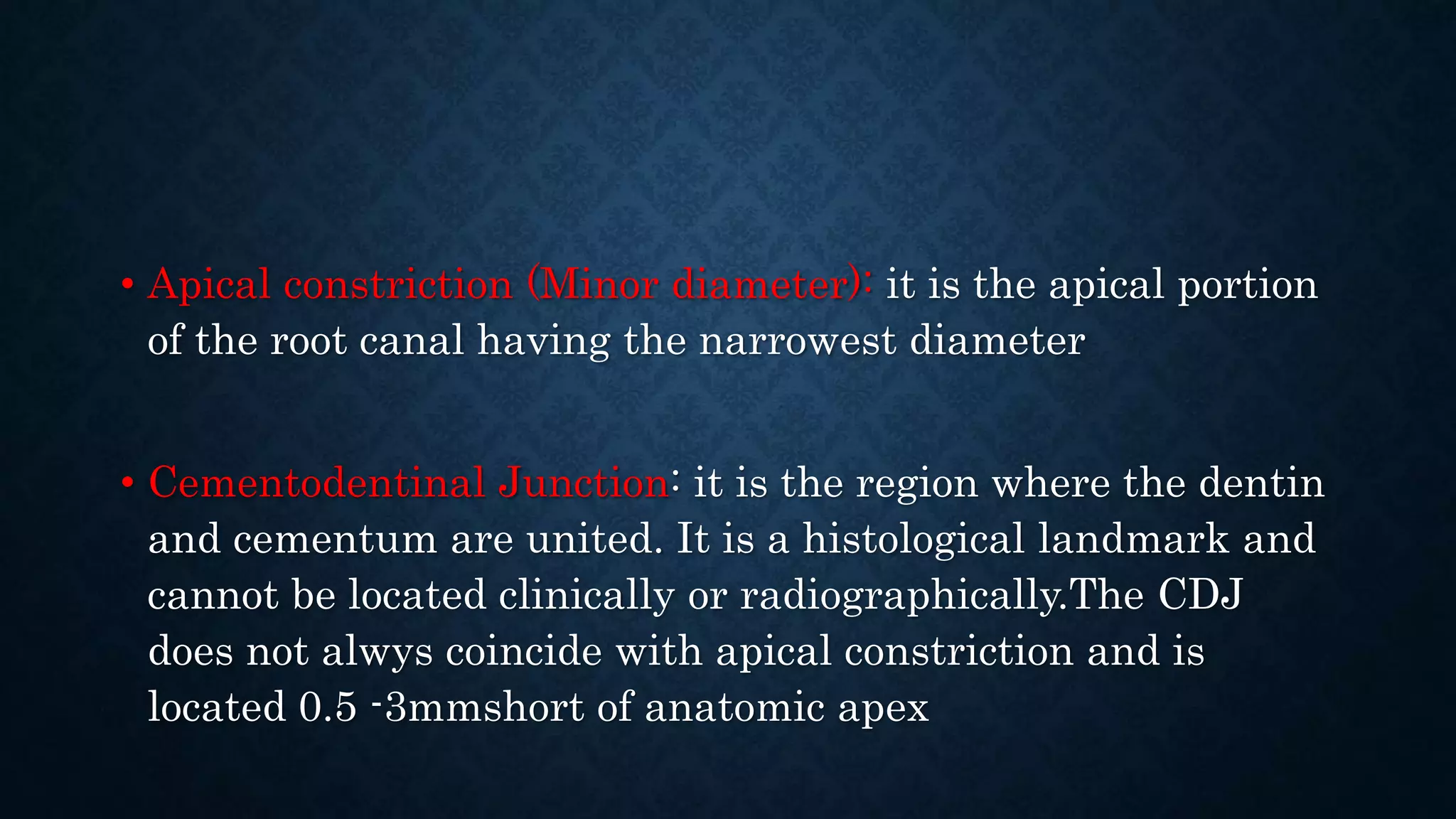 Working length determination IN ENDODONTICS | PPTX