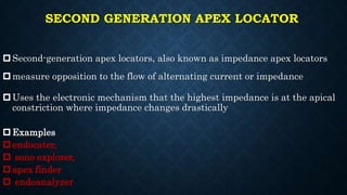 Working length determination IN ENDODONTICS | PPTX