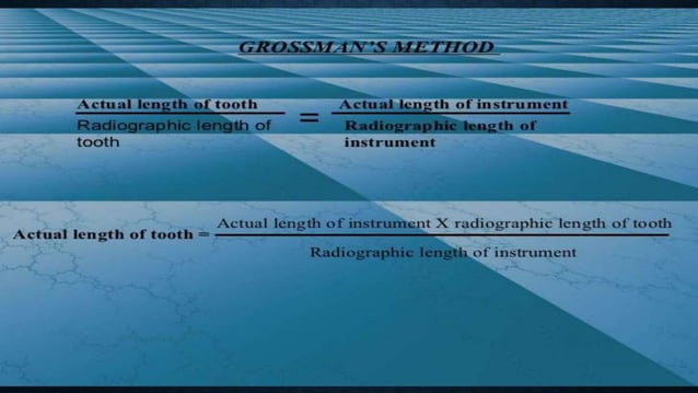 Working length determination IN ENDODONTICS | PPTX | Dental Health ...