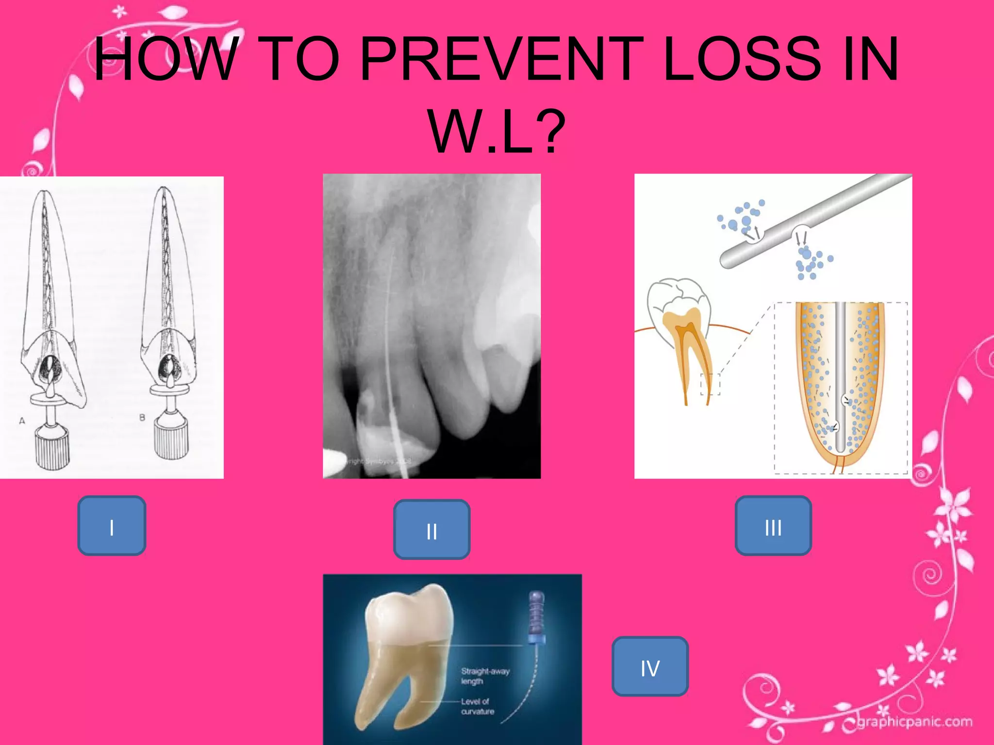 Working Length Determination Ppt Dental Health Diseases And Conditions