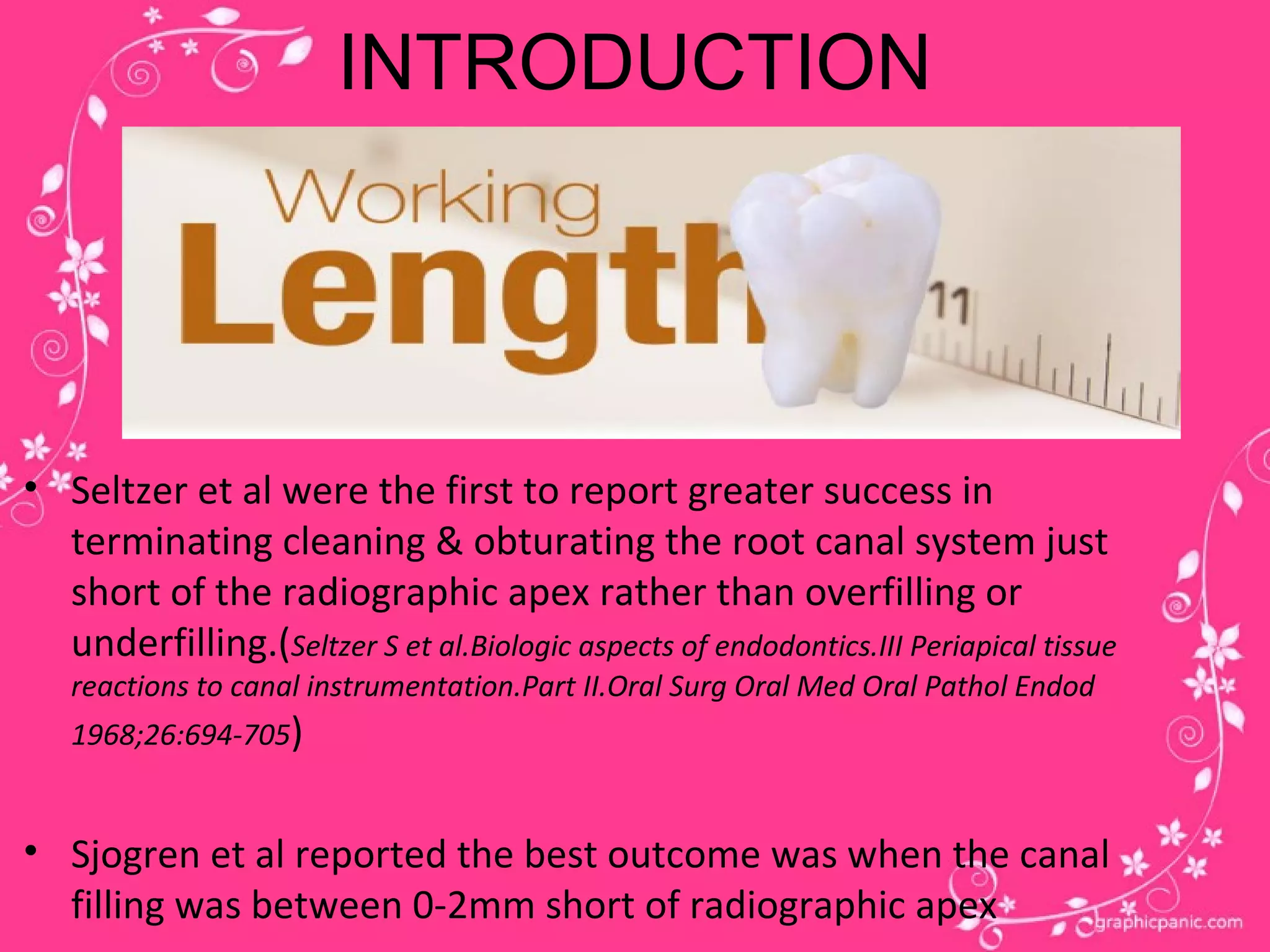 Working length determination | PPT