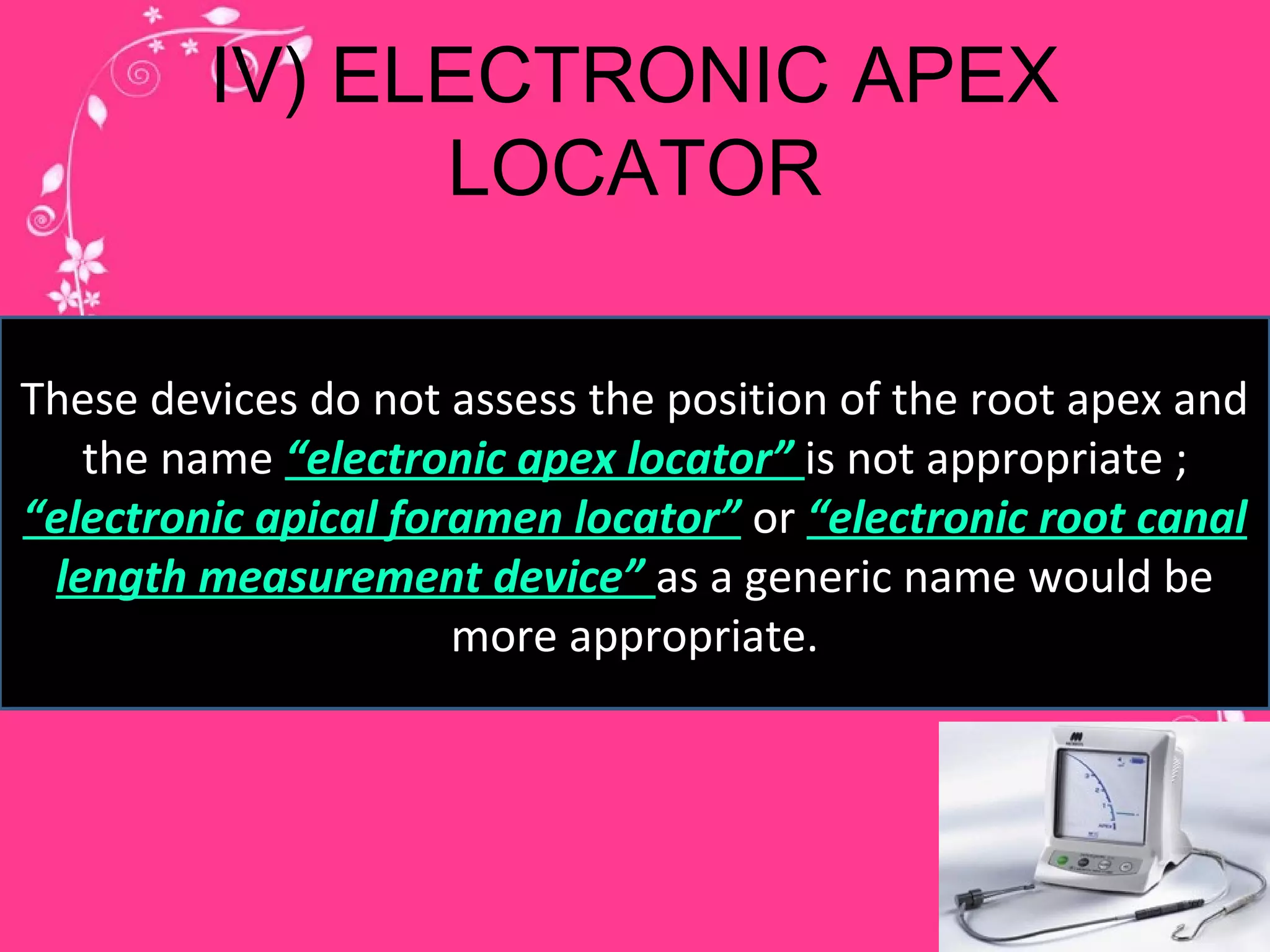 Working length determination | PPT