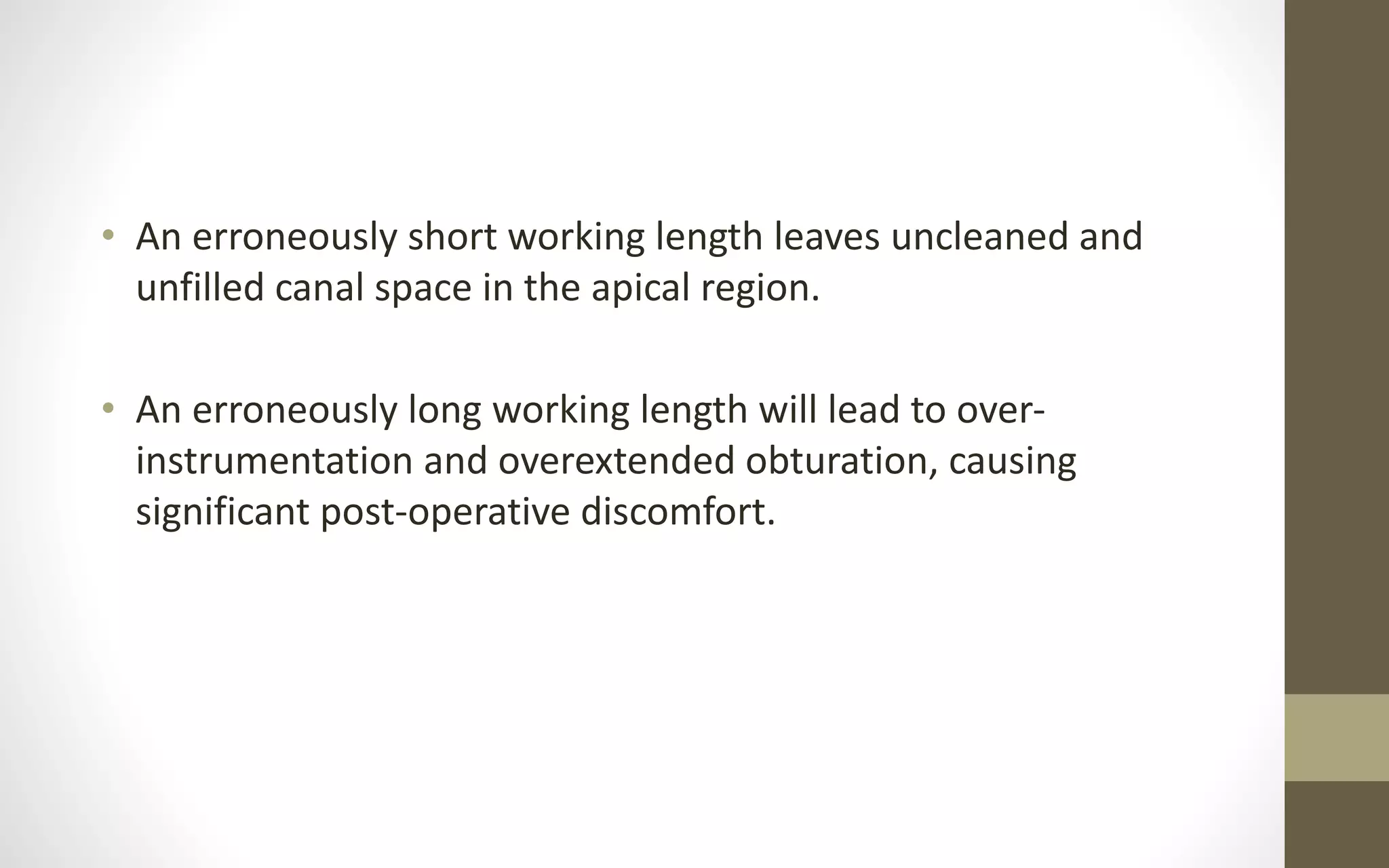 Working length determination | PPTX