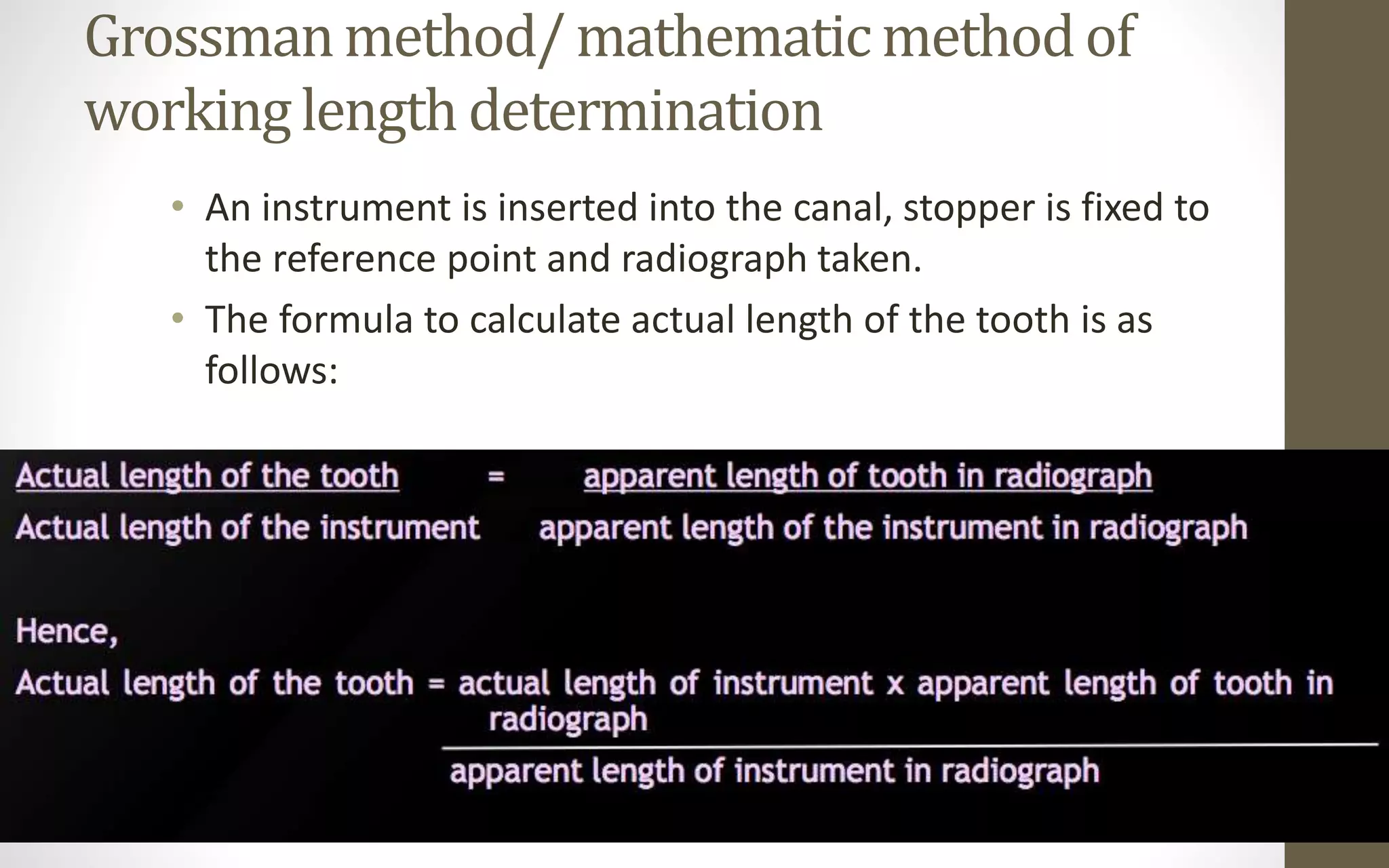 Working length determination | PPTX