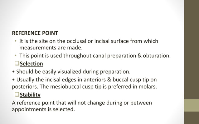 Working length determination | PPTX | Dental Health | Diseases and ...