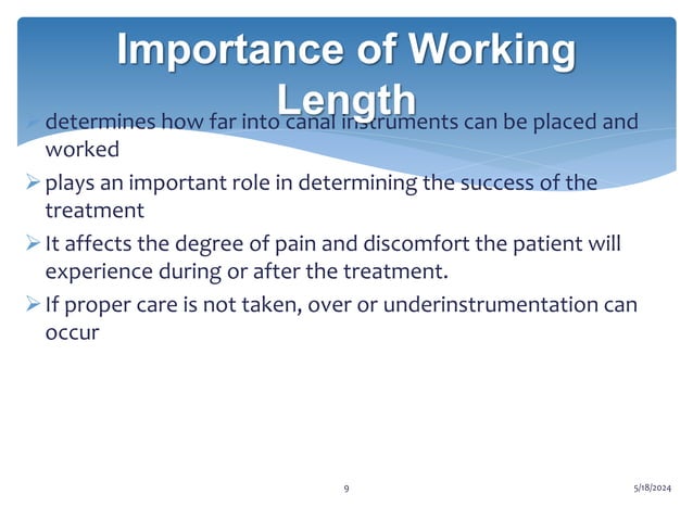 WORKING LENGTH DETERMINATION in endodontics-2.pptx